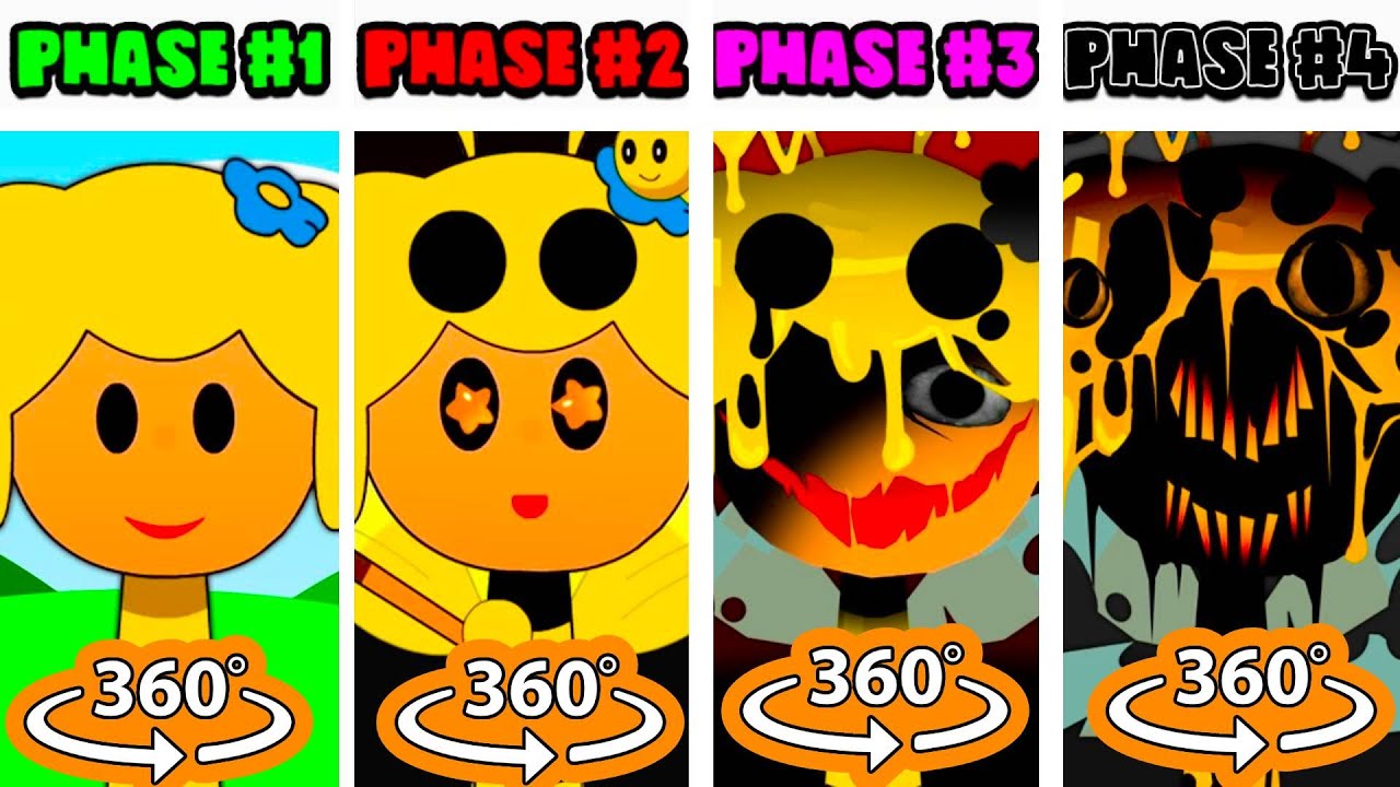 All Phases in New Incredibox Sprunki OC of Bea (Como lo mueve lo):From ...