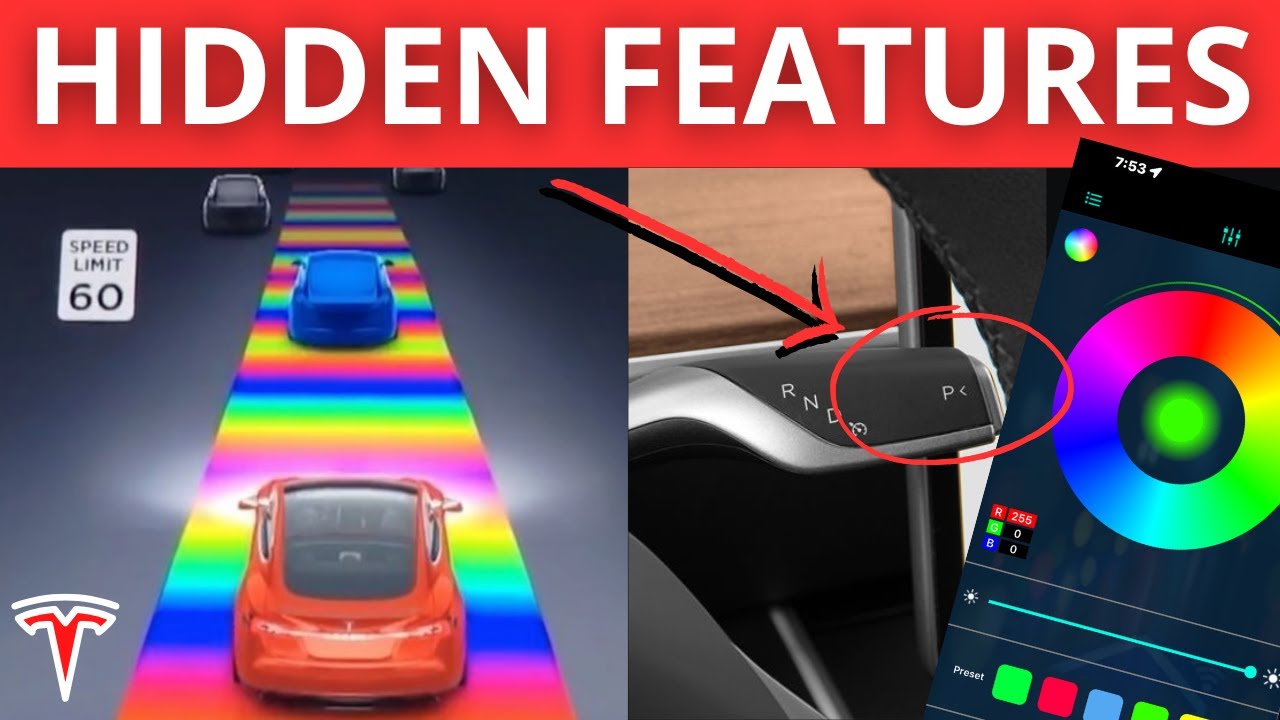 11 HIDDEN Tesla Features You NEED to Know - YouTube