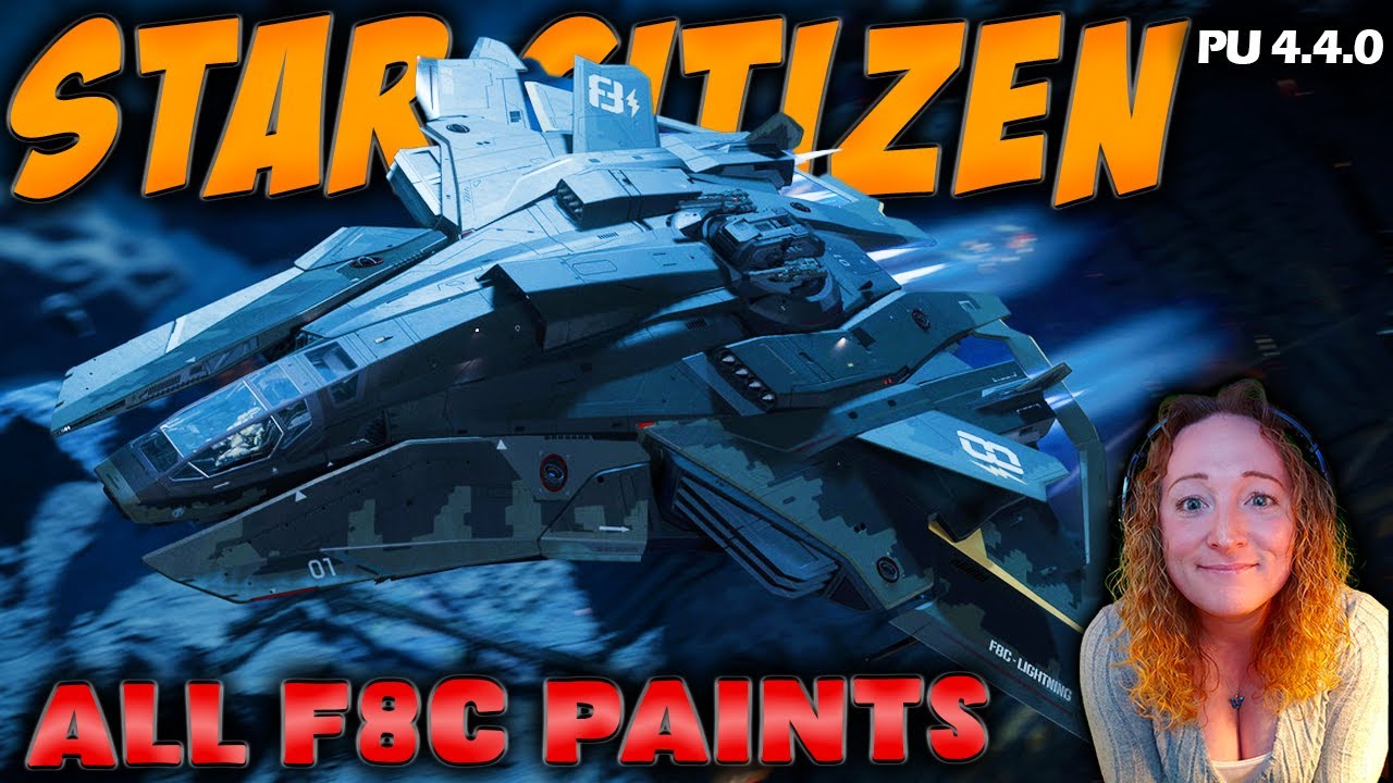 Star Citizen F8C Lightning - Complete Paint Showcase (IAE 2955) - YouTube