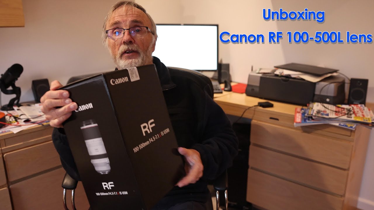 Canon RF 100-500L lens unboxing - YouTube