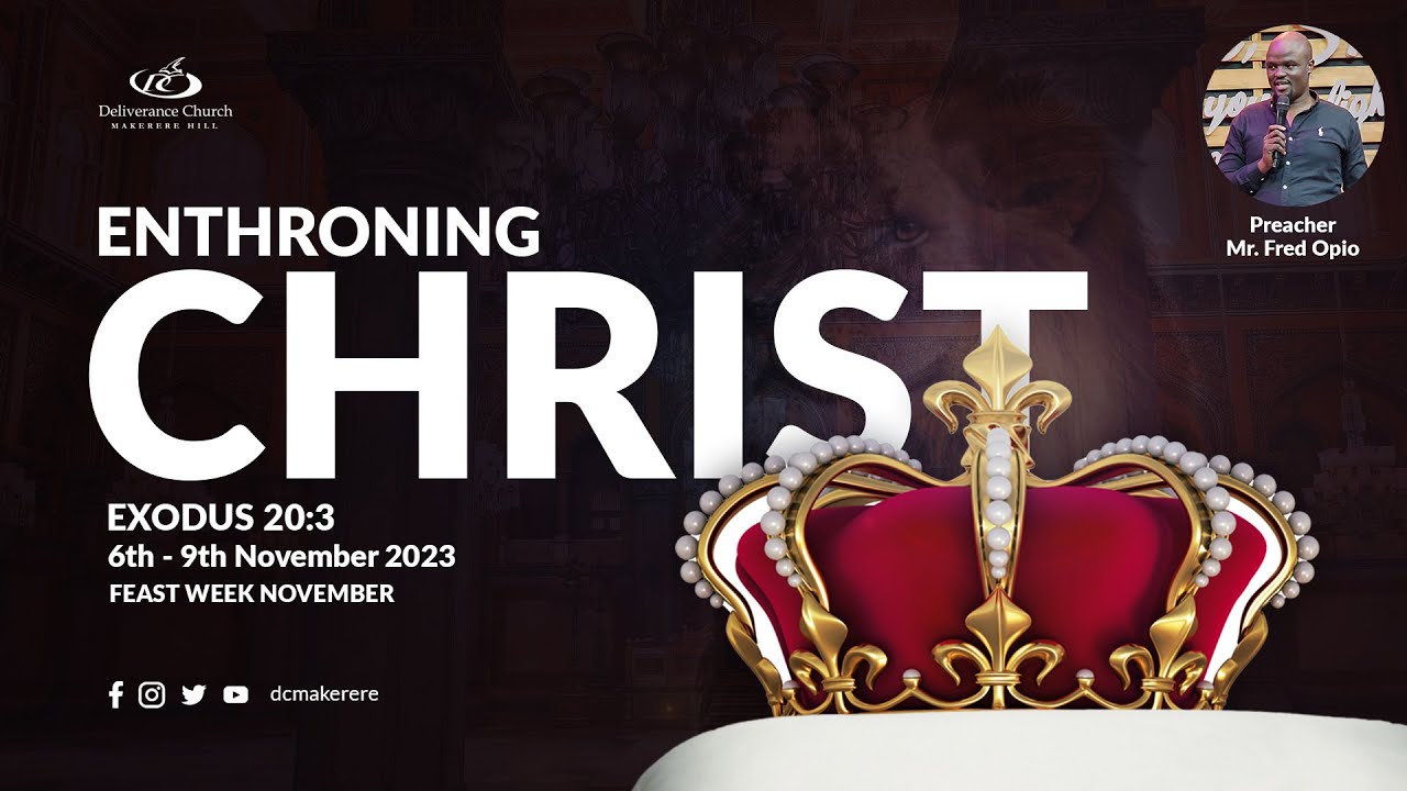 Enthroning Christ with Mr. Fred Opio (Service Live stream 08.11.2023 ...
