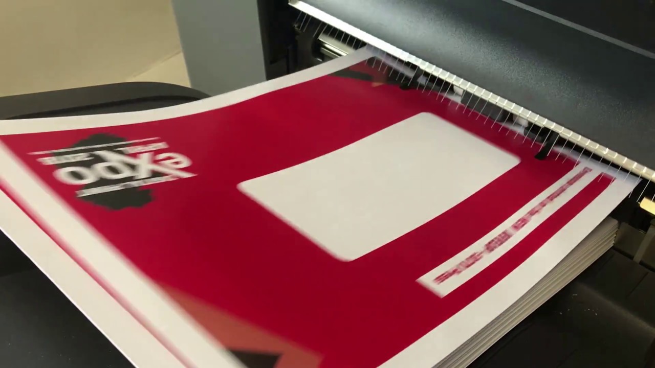 C4 Envelope printing on the new Develop +3070XL Press - YouTube