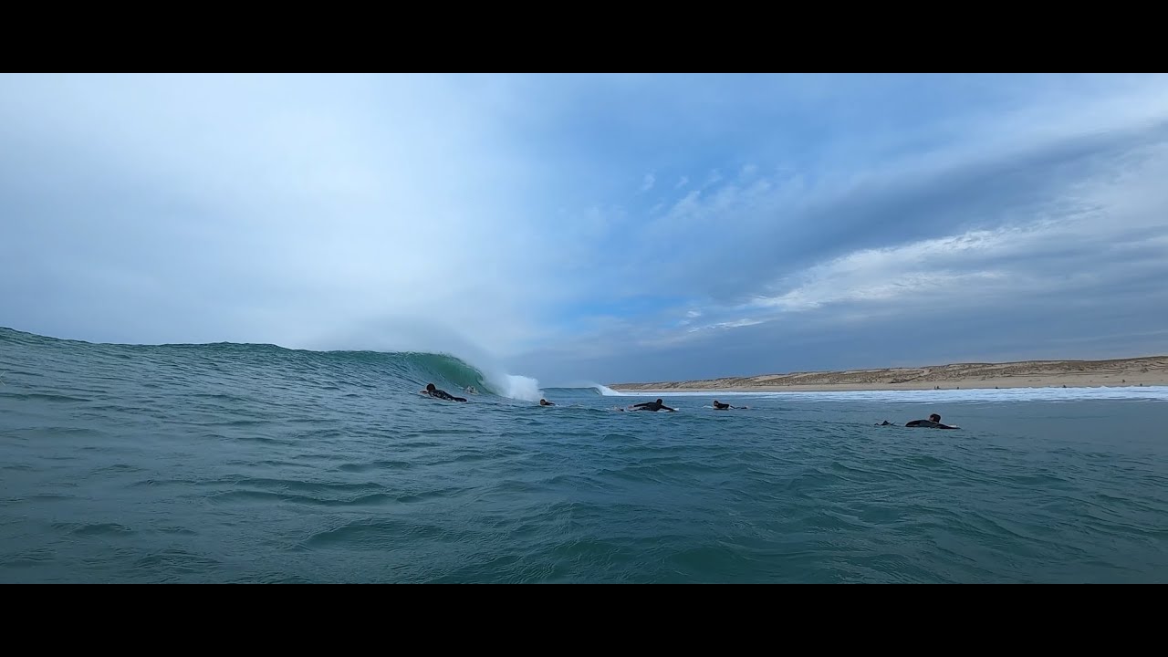 SURF LE PORGE EN OCTOBRE ! INCROYABLE ! - YouTube