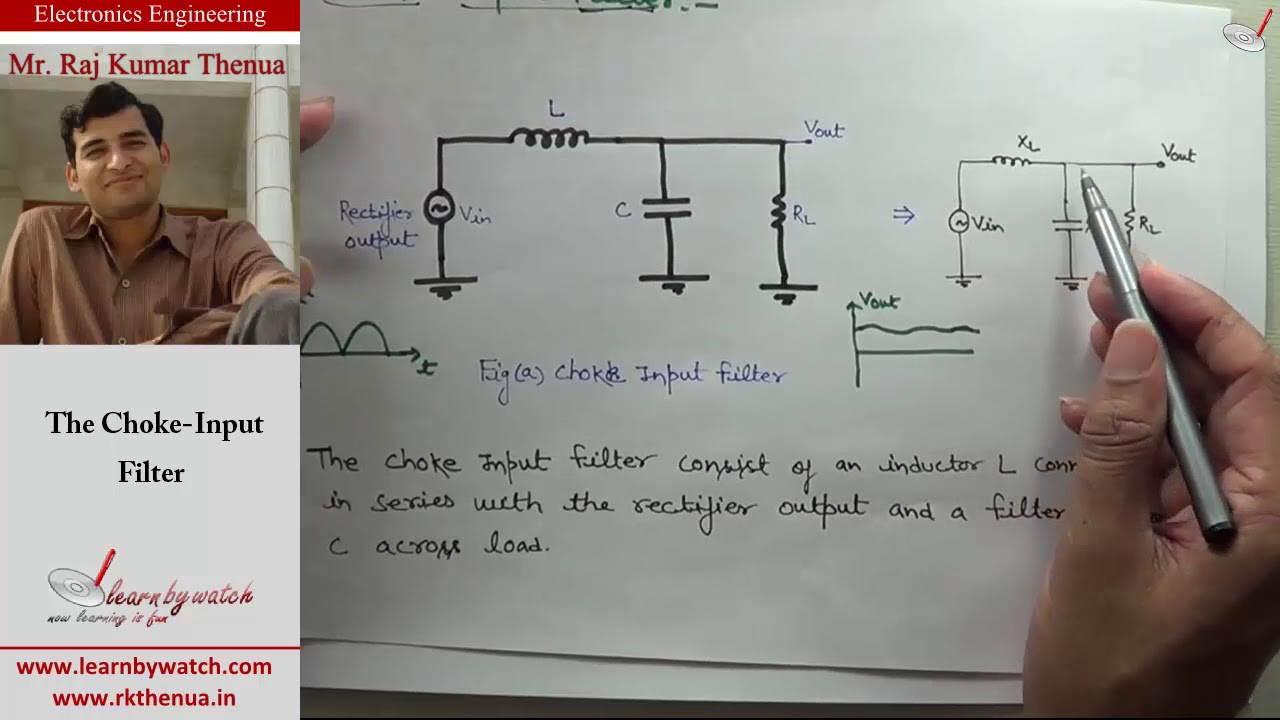 Diode Choke Input Filter | Hindi/ Urdu | Electronics Engineering by Raj ...