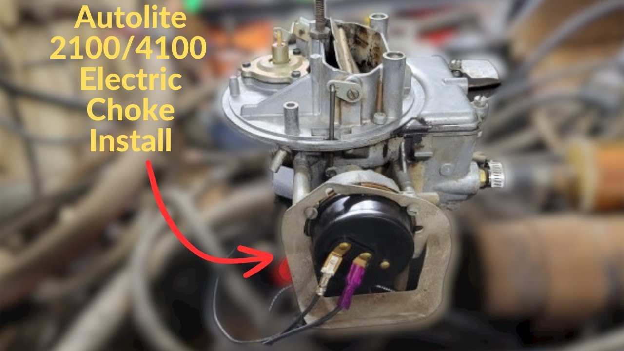 Autolite 2100 4100 Electric Choke Install YouTube