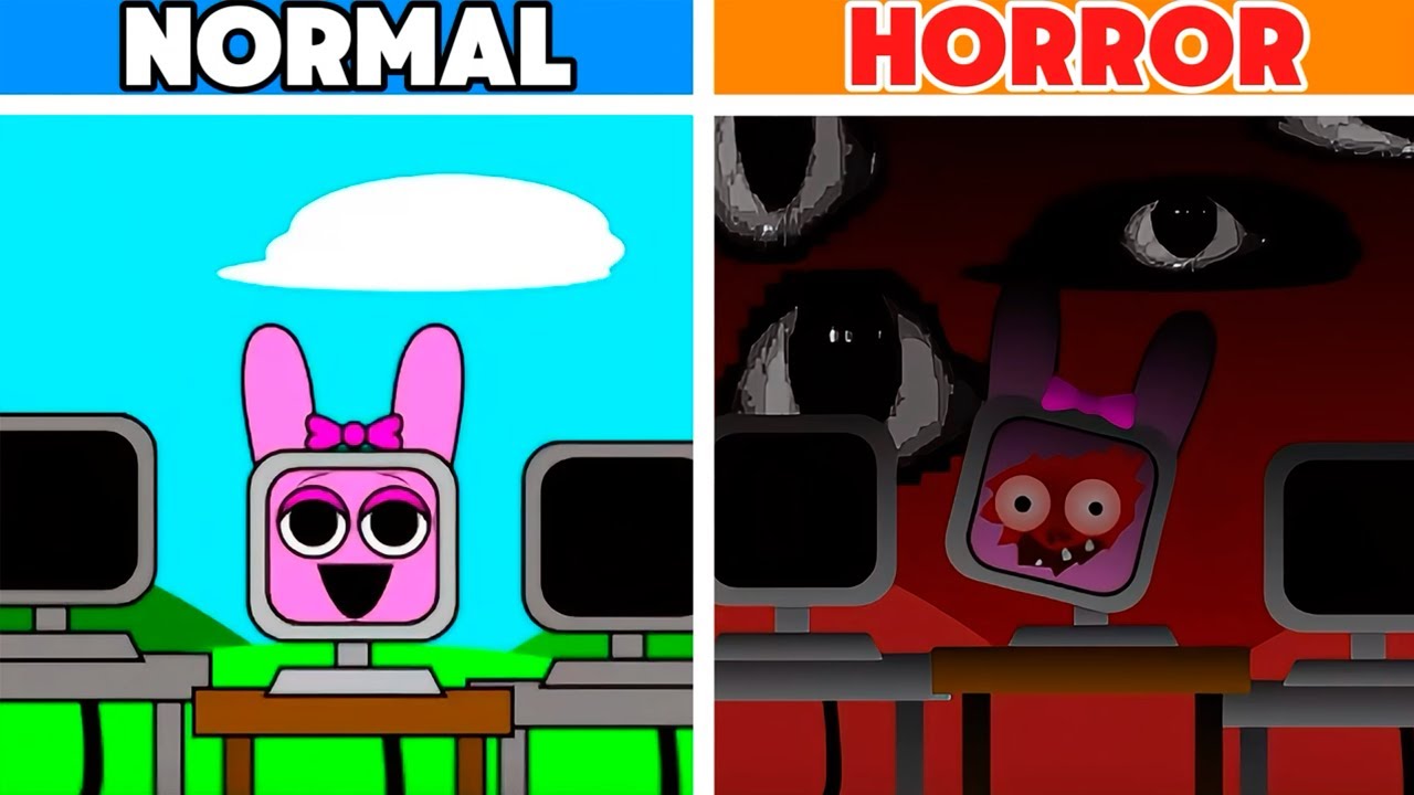 INCREDIBOX SPRUNKI but All Mr. Fun Computers! NORMAL VS HORROR VERSION ...