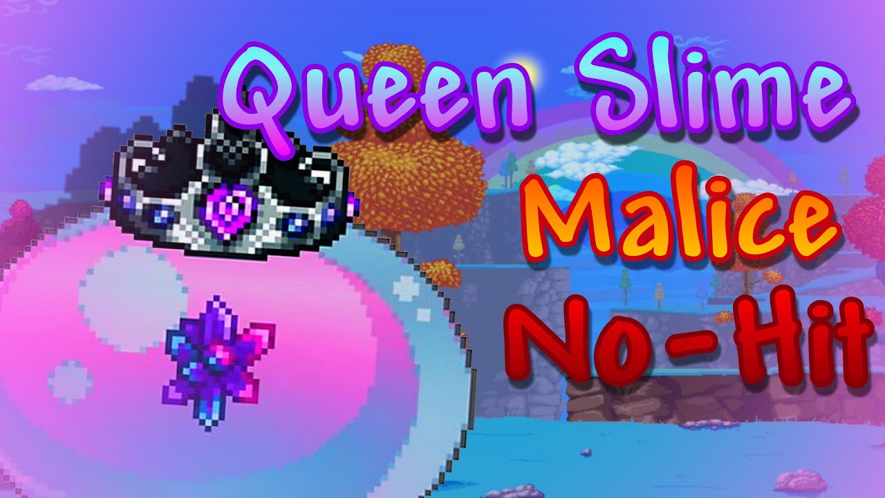 Terraria Calamity Mod - Queen Slime - Malice Mode No-Hit - YouTube
