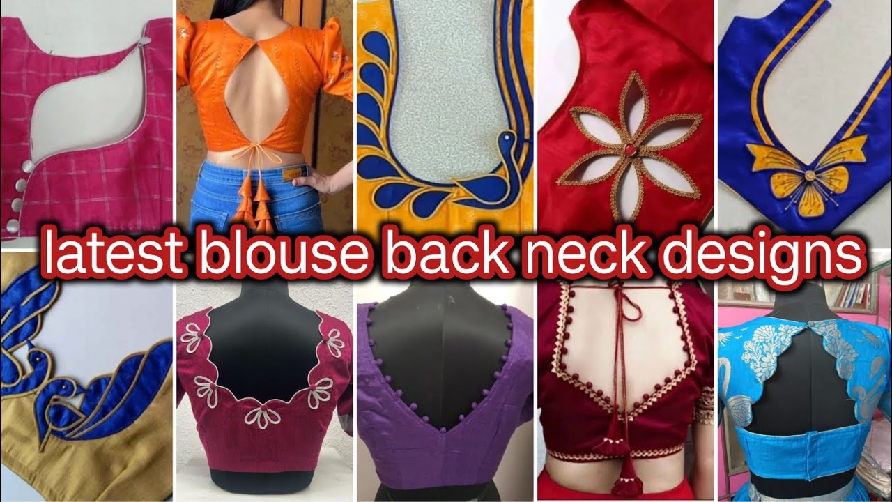 Latest blouse back neck designs 2025/Blouse neck designs/ Trending ...