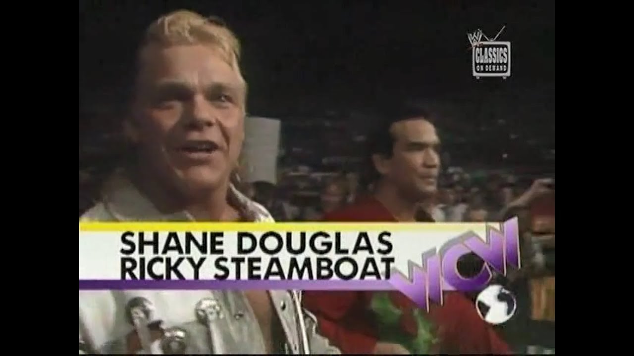 Ricky Steamboat & Shane Douglas vs Tex Slazenger & Shanghai Pierce ...