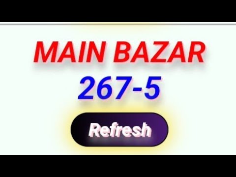 main bazar weekly chart main bazar weekly paper #mainbazar.. 21..02 ...