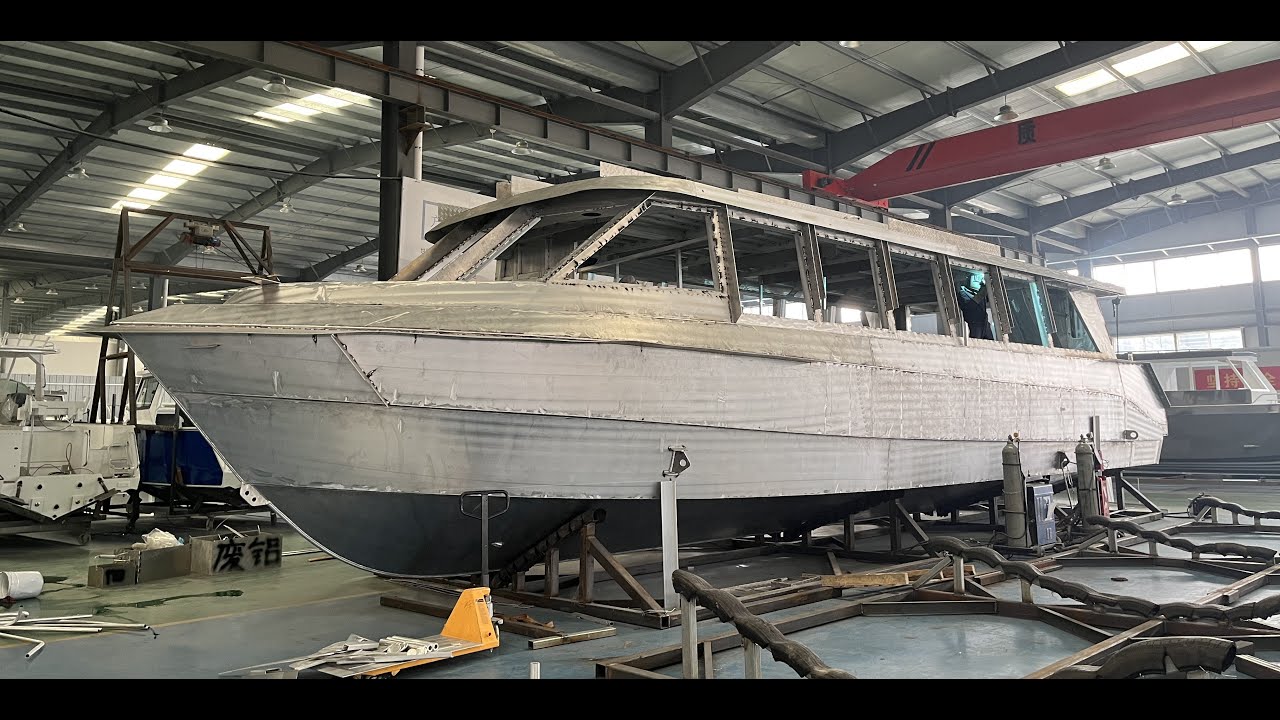 New 17.6m aluminum passenger boat mono hull design ocean craft boat ...