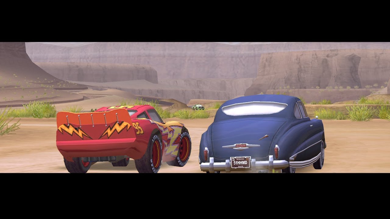 Cars GameCube - Doc's Powerslide Lesson and Doc's Challenge (Dolphin ...