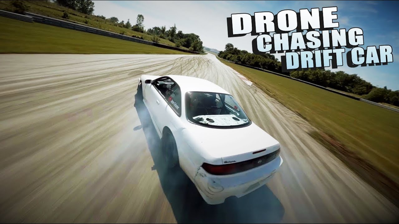 Drone Chasing S14 Drift Car at GRIDLIFE - YouTube