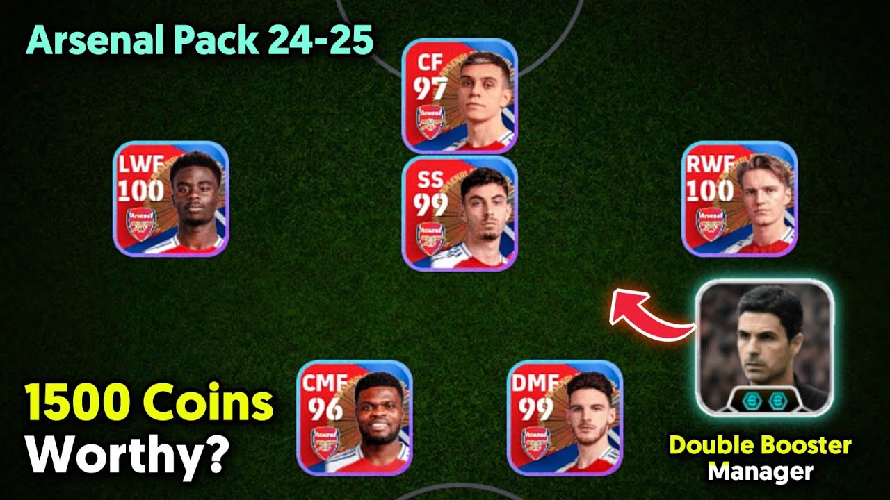 Let's Pack New ARSENAL CLUB PACKS | Free Double Booster Manager 🔥 ...