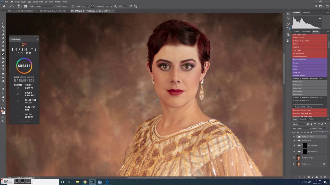 Basic Portrait Work Flow - YouTube