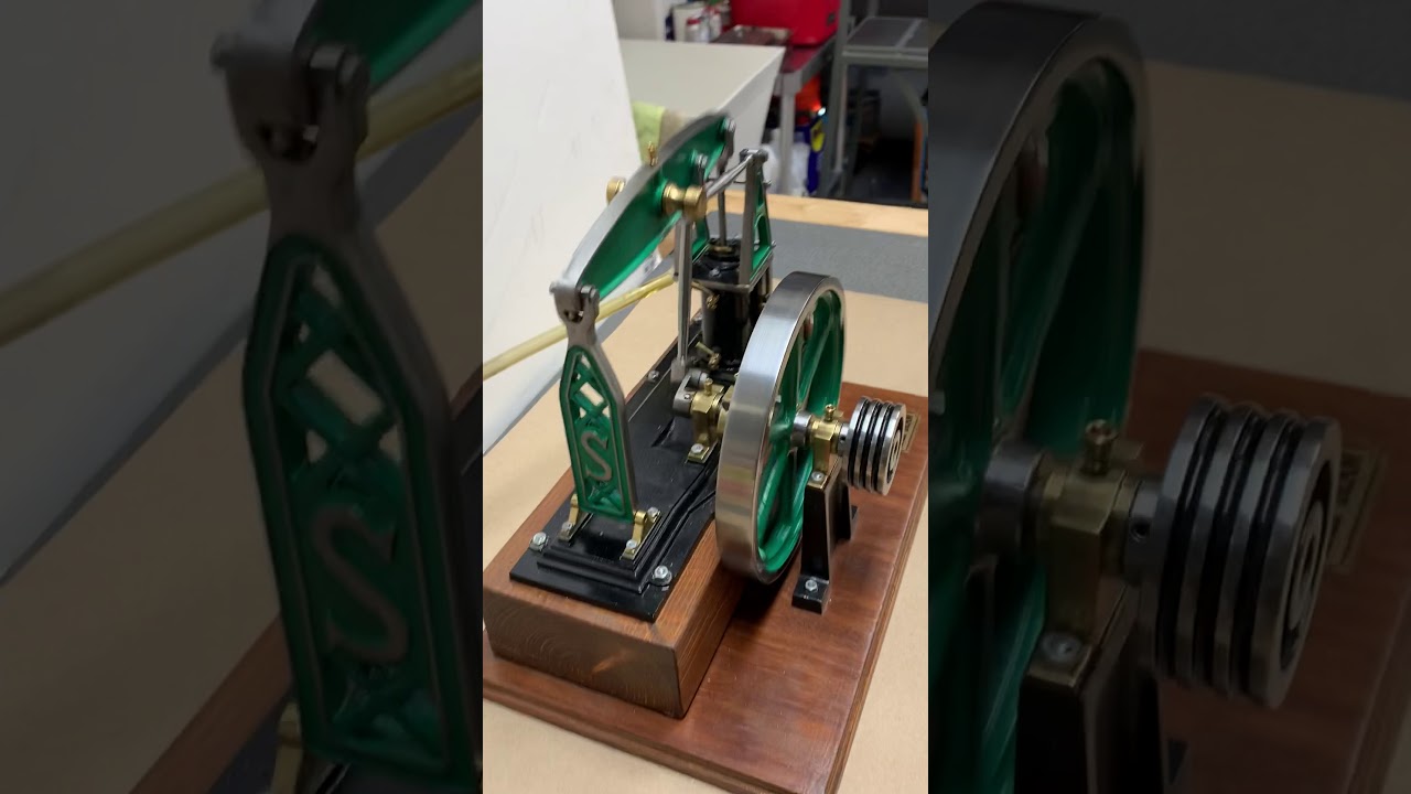 STUART TURNER HALF BEAM STEAM ENGINE LIVE STEAM MODEL ENGINE - YouTube
