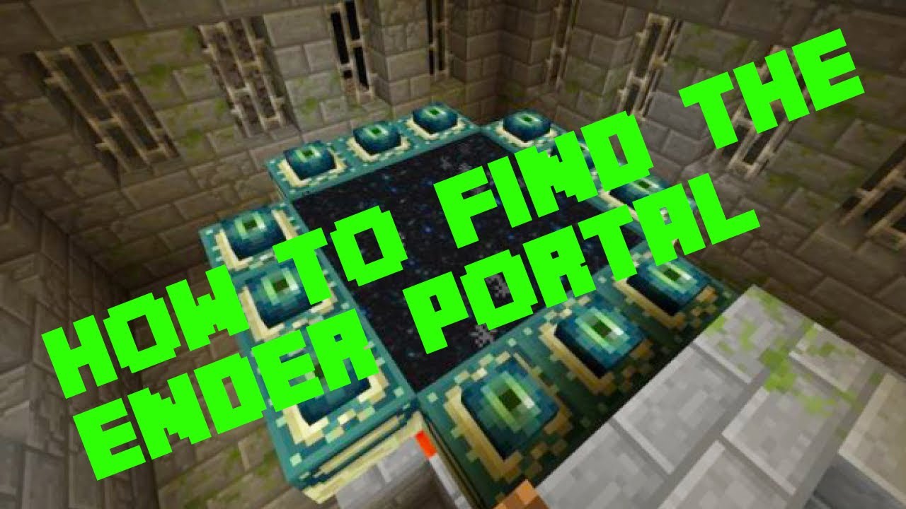 How to find the ENDER PORTAL in Minecraft - YouTube
