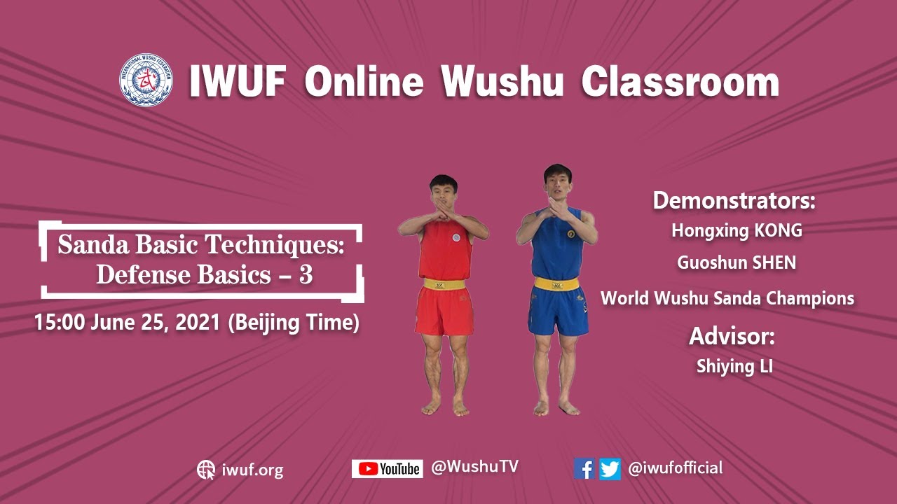 Sanda Basic Techniques: Defense Basics-3 - YouTube