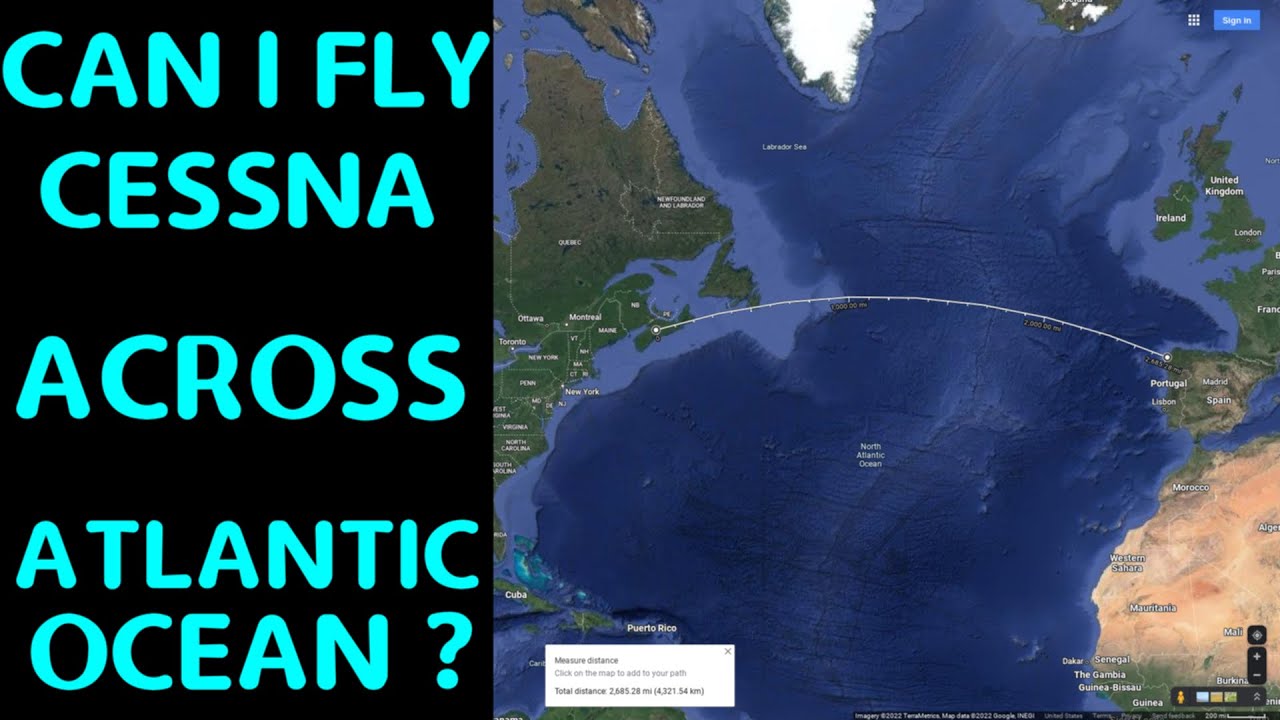 Can I Fly a Cessna Skyhawk Across the Atlantic Ocean? | X-Plane 12 on ...