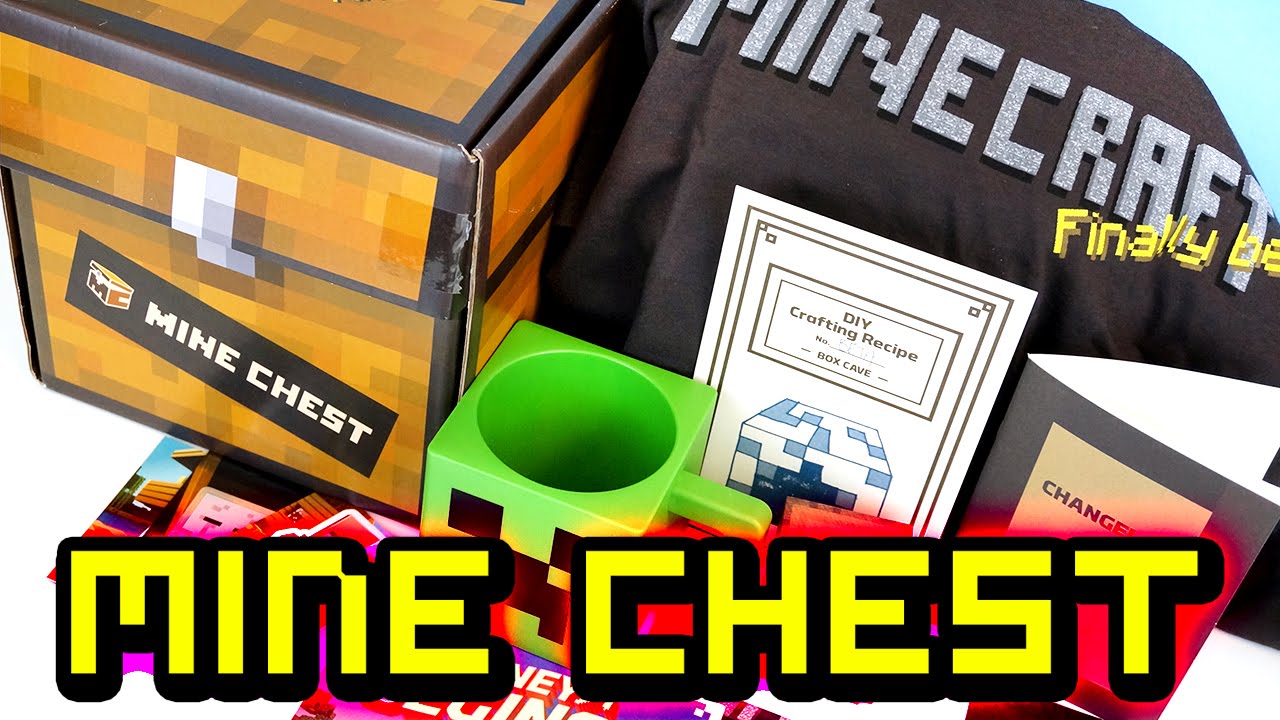 Mine Chest May 2016 Unboxing - Official Minecraft Monthly Subscription ...