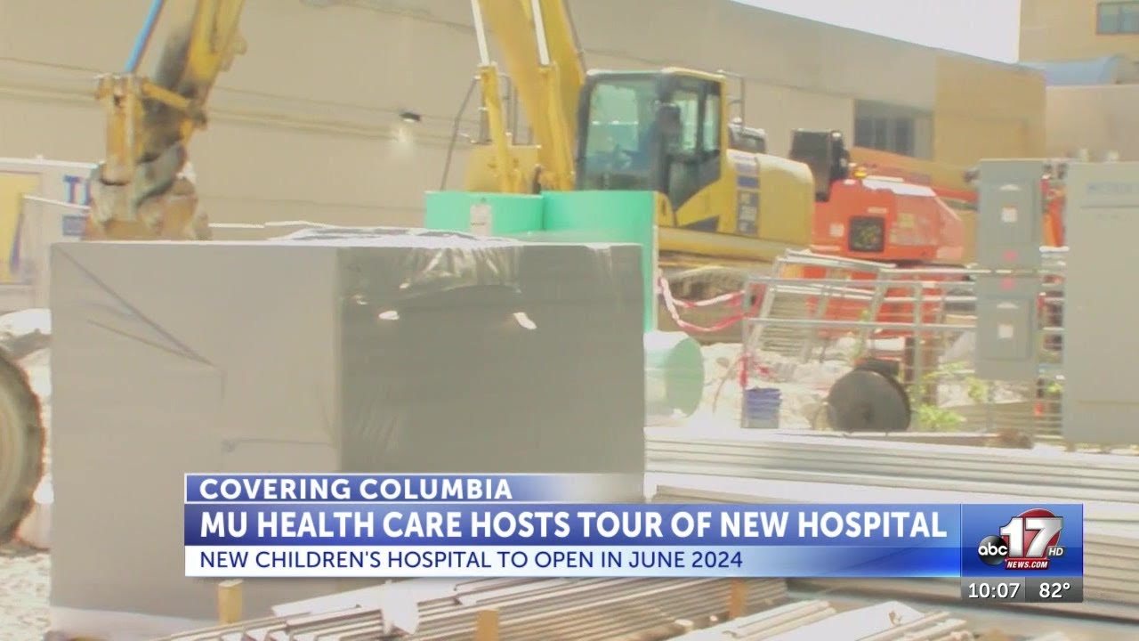 MU Health Care hosts tour for new children's hospital - YouTube