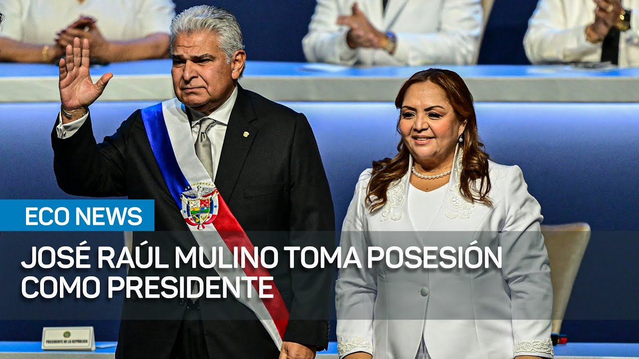 José Raúl Mulino toma posesión como presidente para el periodo 2004-202 ...