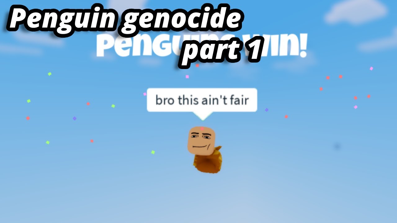 penguin genocide part 1 ( roblox bedwars ) - YouTube