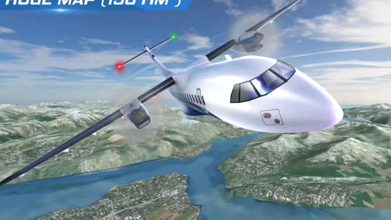 Airplane Flight Pilot Simulator Gameplay - YouTube