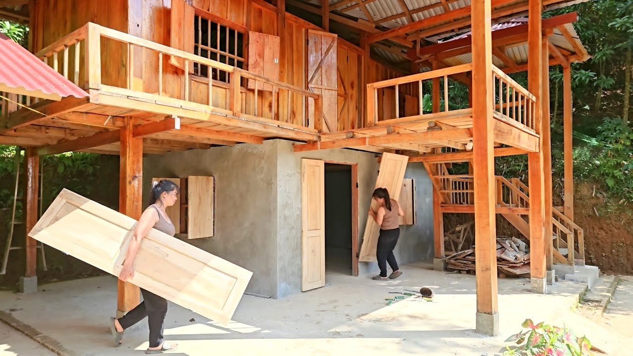 How to build a beautiful room, fit the boards into the frame and finish ...