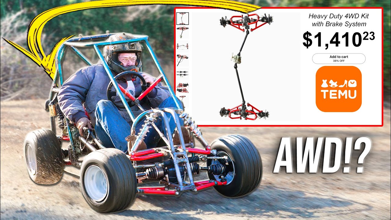 We Bought a 4WD KIT from Temu and Put It on a Go Kart! - YouTube