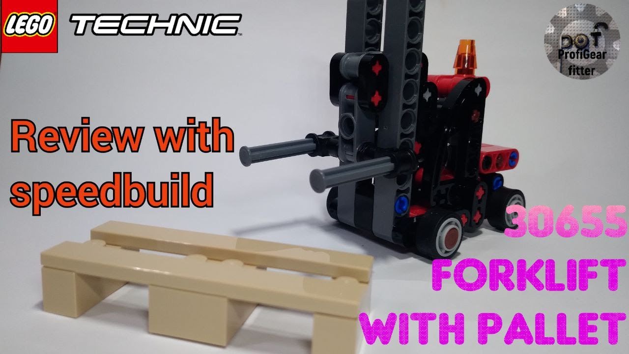 LEGO Technic 30655 Forklift with Pallet - Review - YouTube