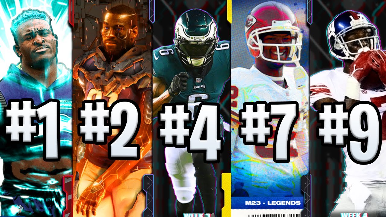 Ranking the Top 10 Wide Receivers in Madden 23 (Updated) - YouTube
