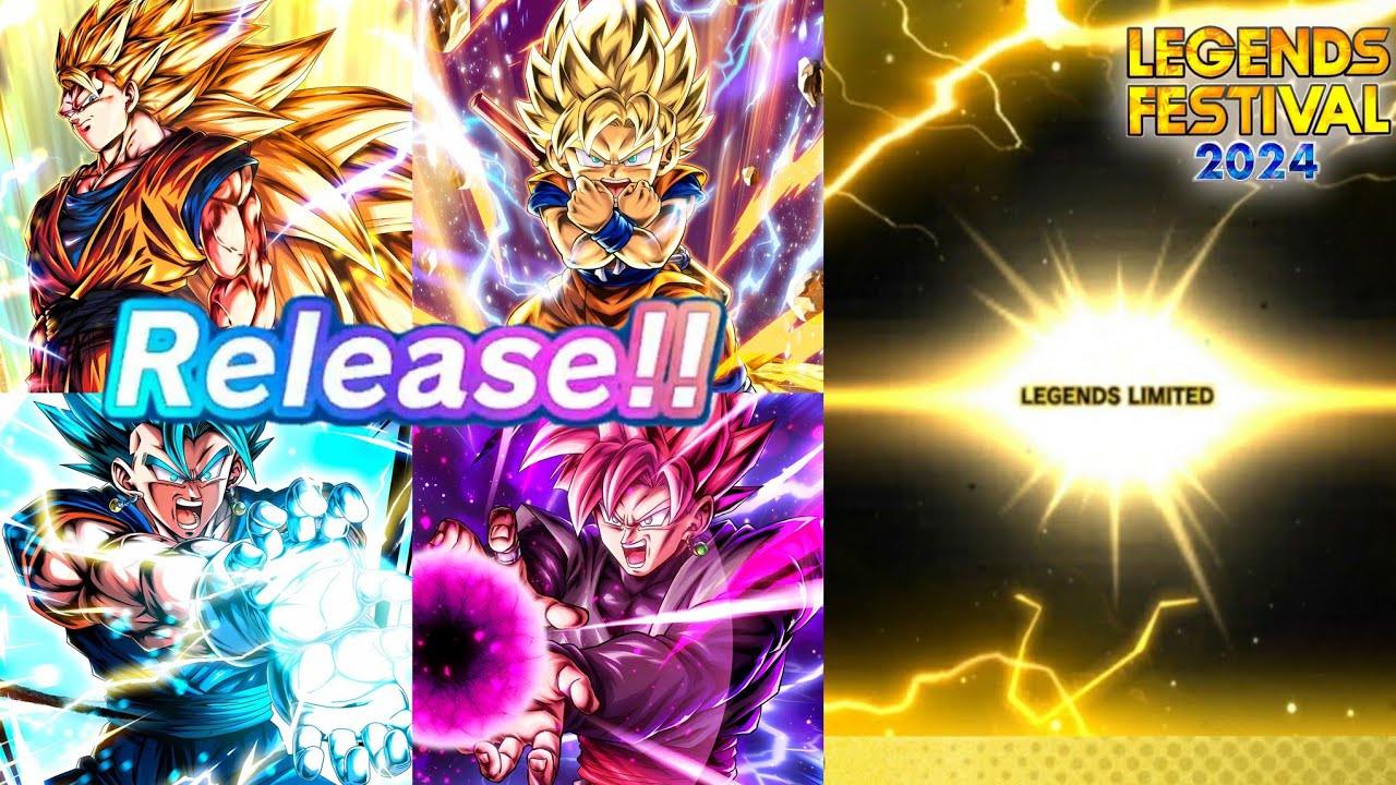 New Legends Festival 2024 Summon Race!!-Dragon Ball Legends - YouTube