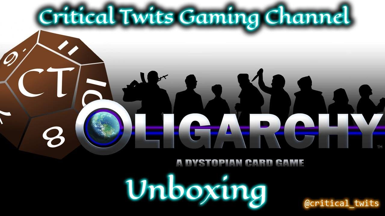 Unboxing Oligarchy: A Dystopian Card Game - YouTube