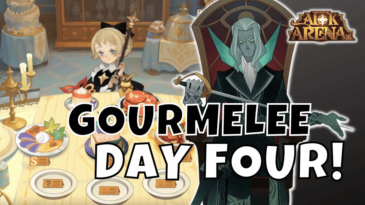 DAY FOUR OF GOURMELEE! [FURRY HIPPO AFK ARENA] - YouTube