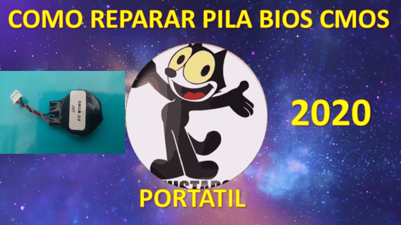 COMO REPARAR UNA PILA BIOS CMOS DE UN PORTATIL - YouTube