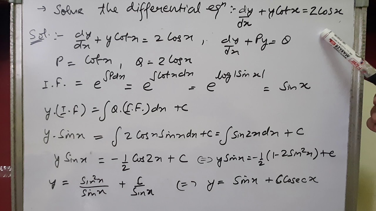Raza sir mhs topic:Differential equations(part5) - YouTube