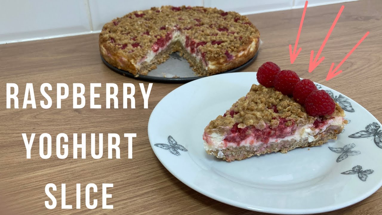 RASPBERRY and YOGHURT slice | Easy to do recipe - YouTube