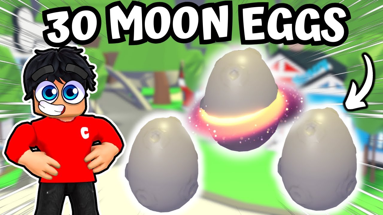 WIR ÖFFNEN 30 MOON EGGS in ADOPT ME! | Adopt Me Update - YouTube