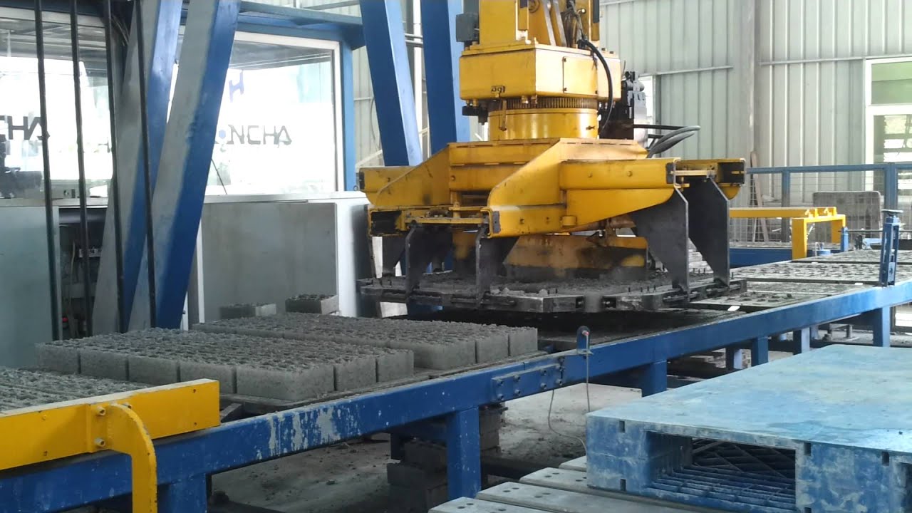 Honcha Block Machine Cuber working in process - YouTube