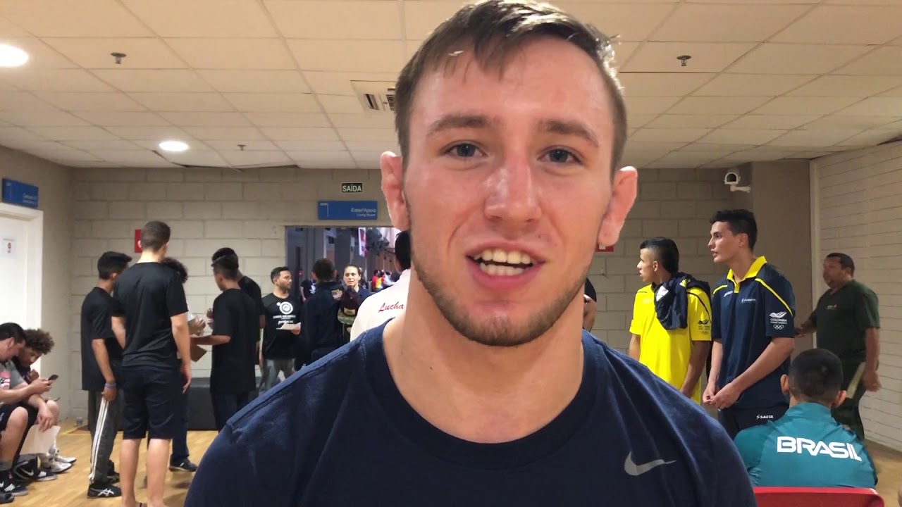 Dylan Gregerson after winning Junior Pan-American title in Greco-Roman ...