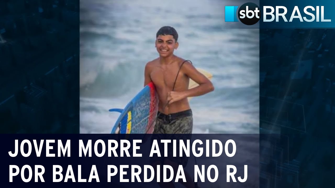 Adolescente morre atingido por bala perdida no RJ | SBT Brasil (06/05 ...