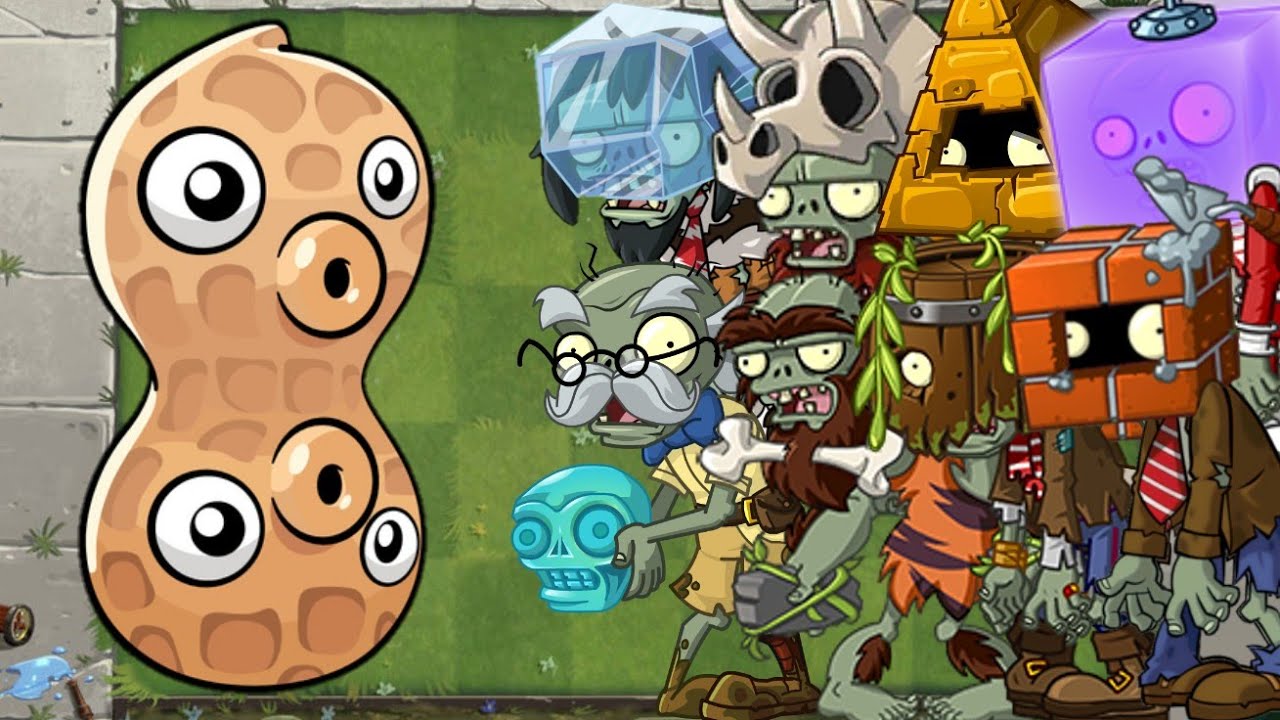 Peanut Vs Inzanity Zombies Plants Vs Zombies 2 Youtube