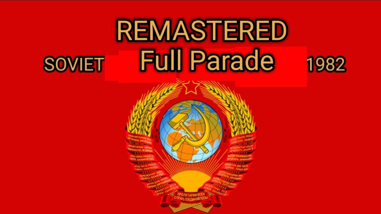 Soviet 1982 October parade and 7th Nov 1982 *PARTIALLY* COLOURIZED AND ...