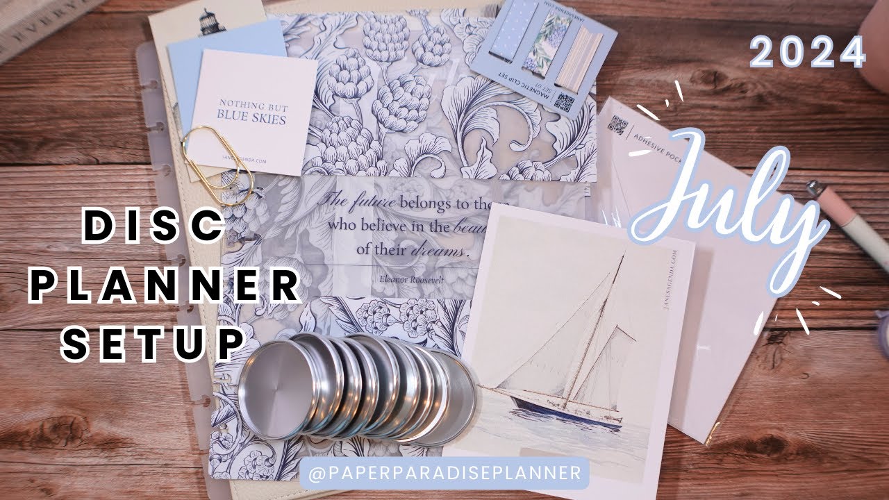 July Disc Planner Setup | Jane’s Agenda | Classic Size - YouTube