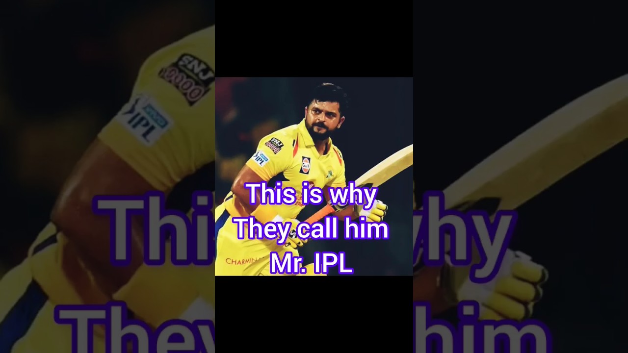 This is why they call him Mr. IPL #sureshraina # cricket - YouTube