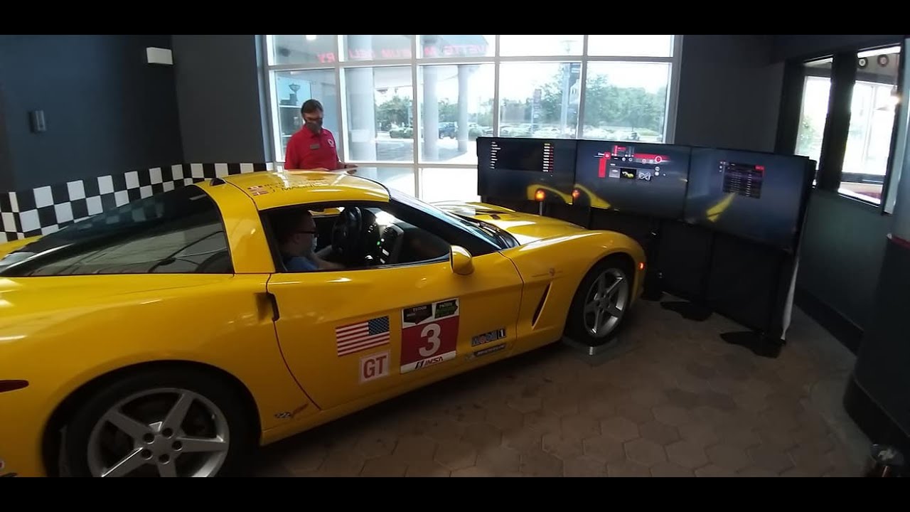 Corvette museum C6 Sim car - YouTube