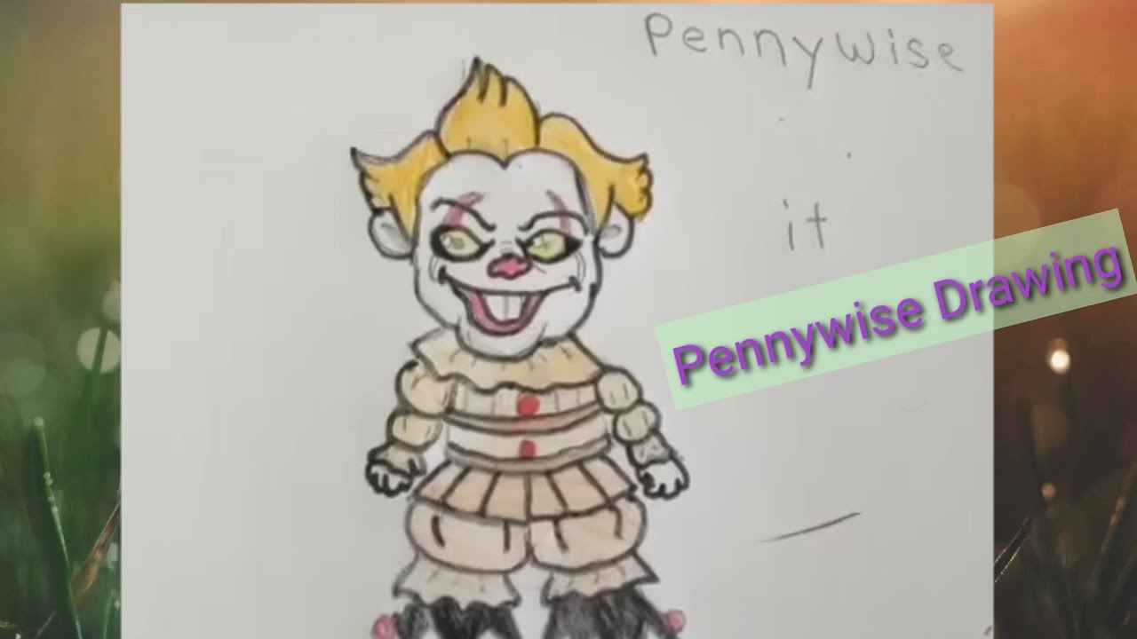 How To Draw Pennywise || Pennywise Drawing || Movie Character || Step ...
