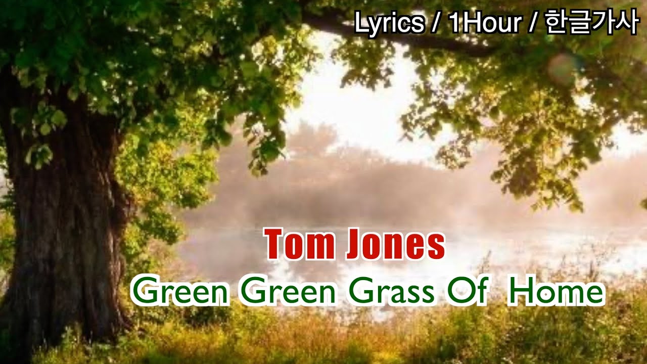 Green Green Grass Of Home (Tom Jones) 1Hour/Lyrics/한글가사 #톰존스 #고향의푸른잔디 - YouTube