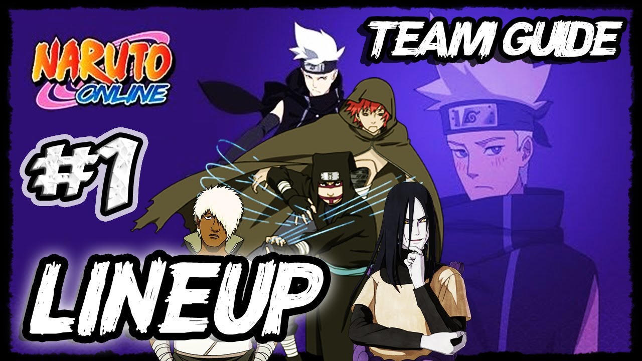 Naruto Online: Lightning Main / Midnight Blade Guide Team LineUp - YouTube